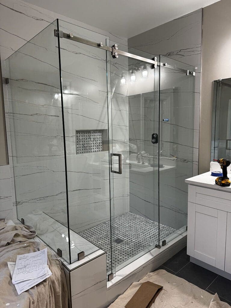 Frameless Sliding Shower Doors | Custom Sliding Glass Doors